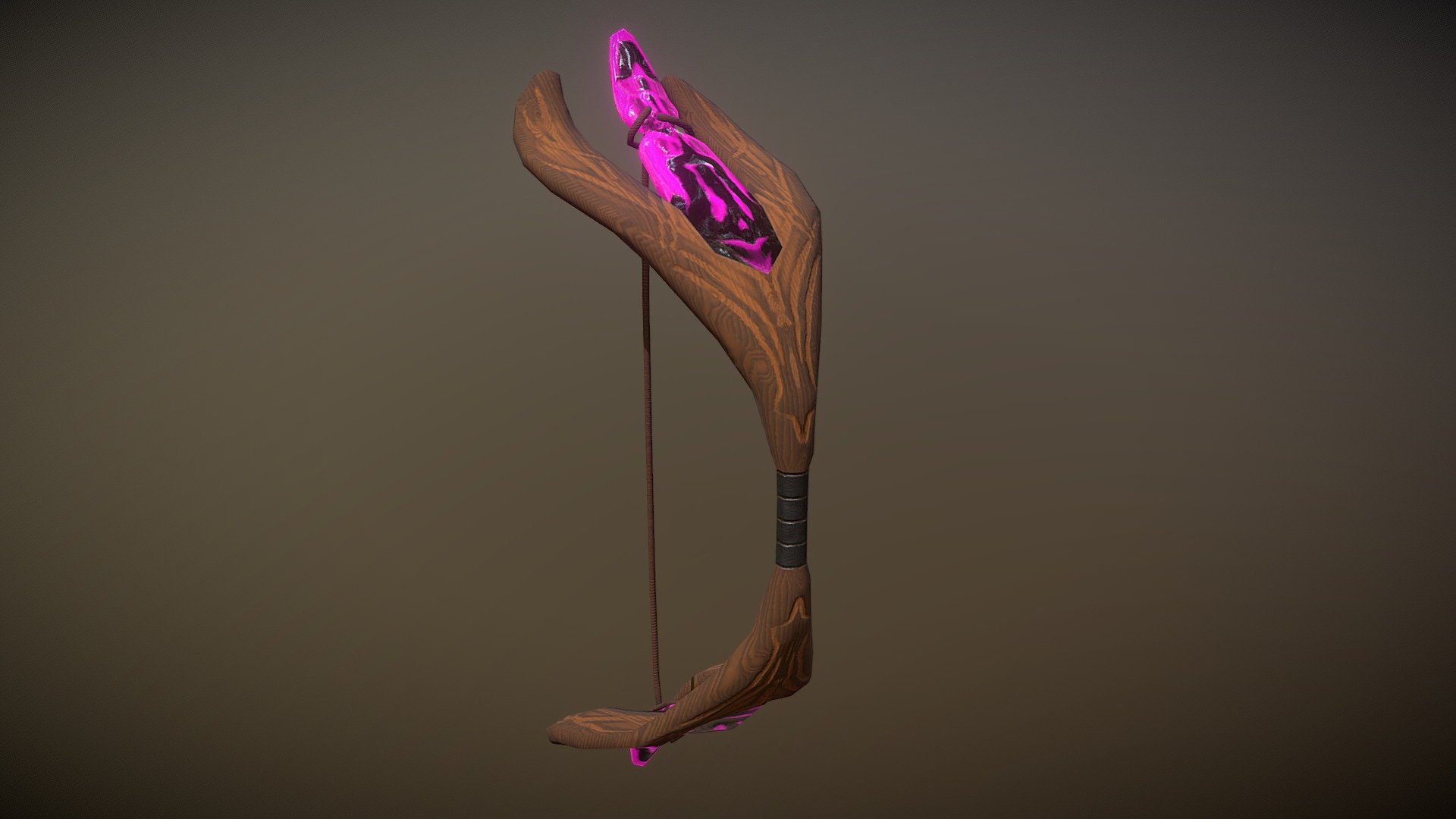 Obsidian Fantasy Bow - 3D model by DimLitStudio [5265eb2] - Sketchfab