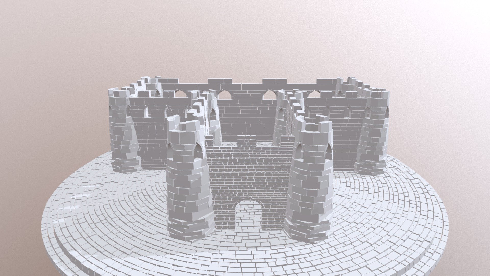 Castle - 3D model by Guillermo Willy Moral (@willymoral) [5267277 ...