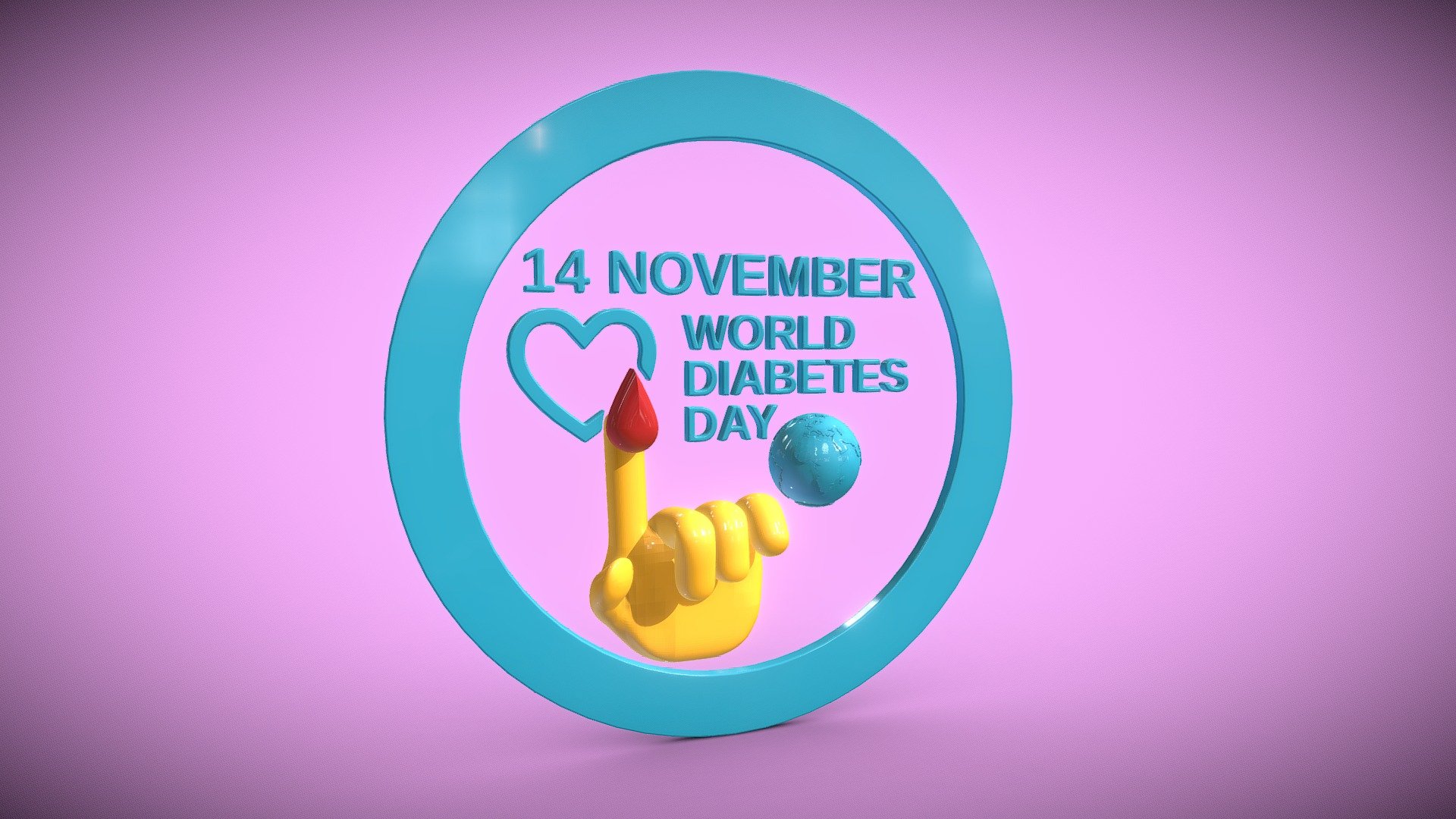 Diabetes Day 3D - 3D model by MichaelGichane [526854e] - Sketchfab
