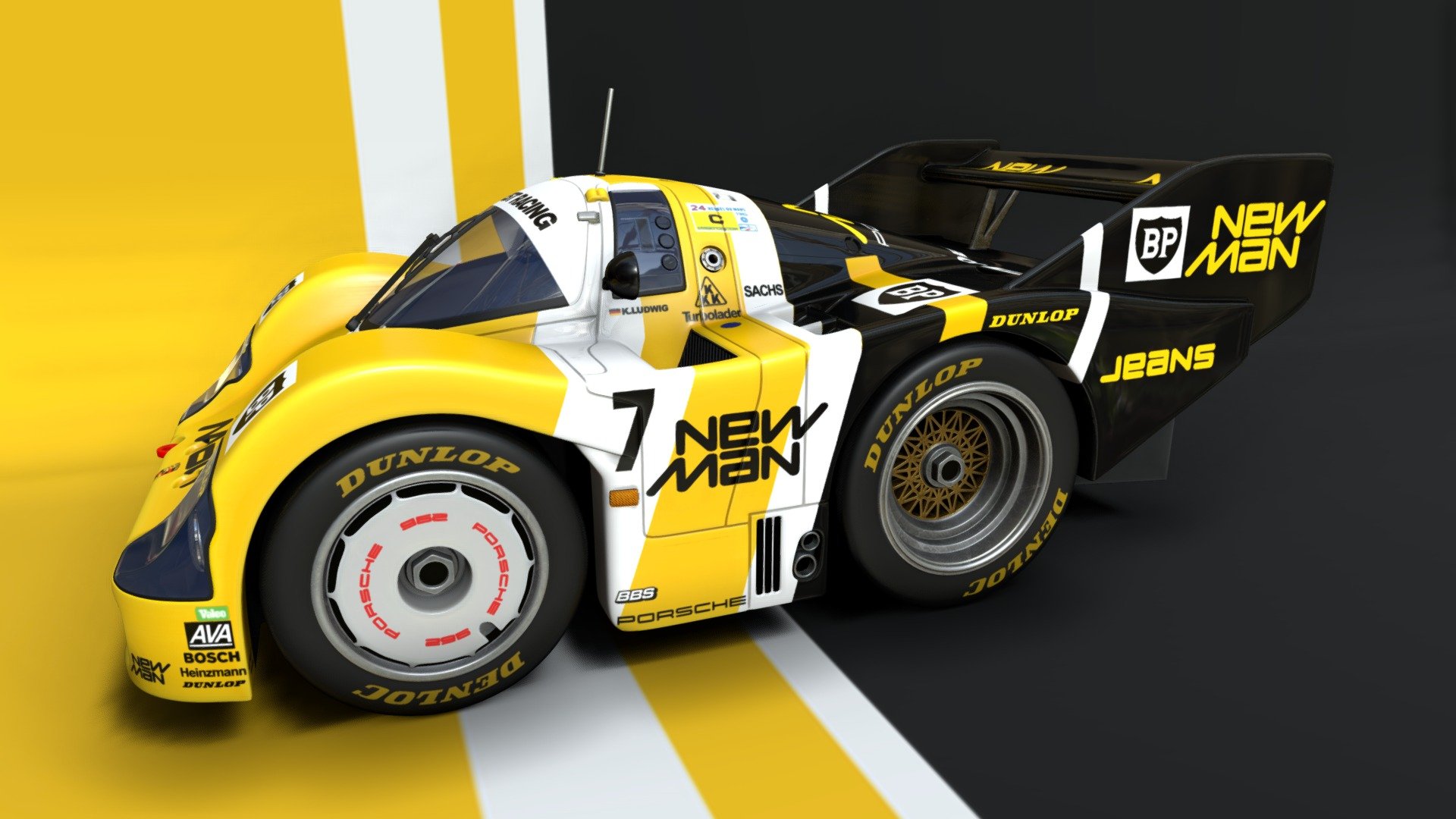Porsche_956_Choro-Q - 3D model by giobiancoFB [526ae78] - Sketchfab