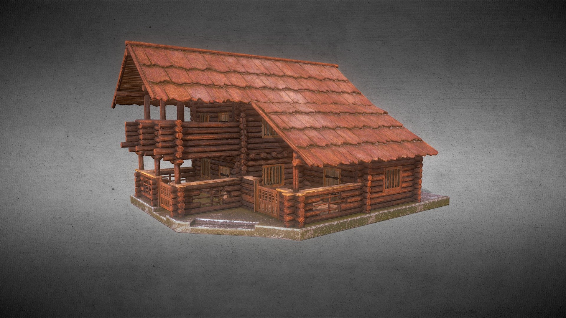 Log Cabin - Download Free 3D model by Danciu Cristian-Alexa ...