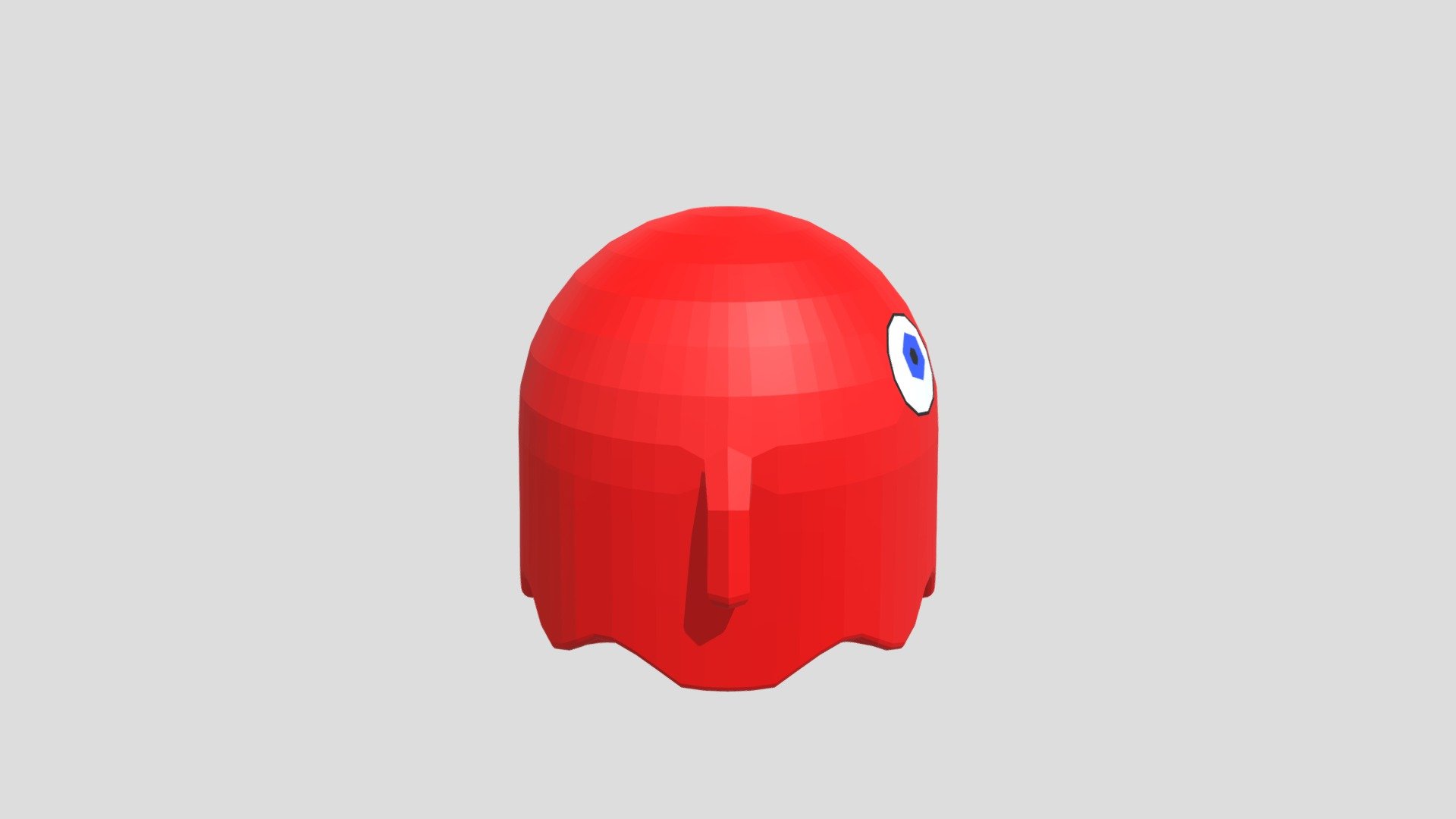 Red Pacman Ghost - 3D model by marnus.deysel [526ff6a] - Sketchfab