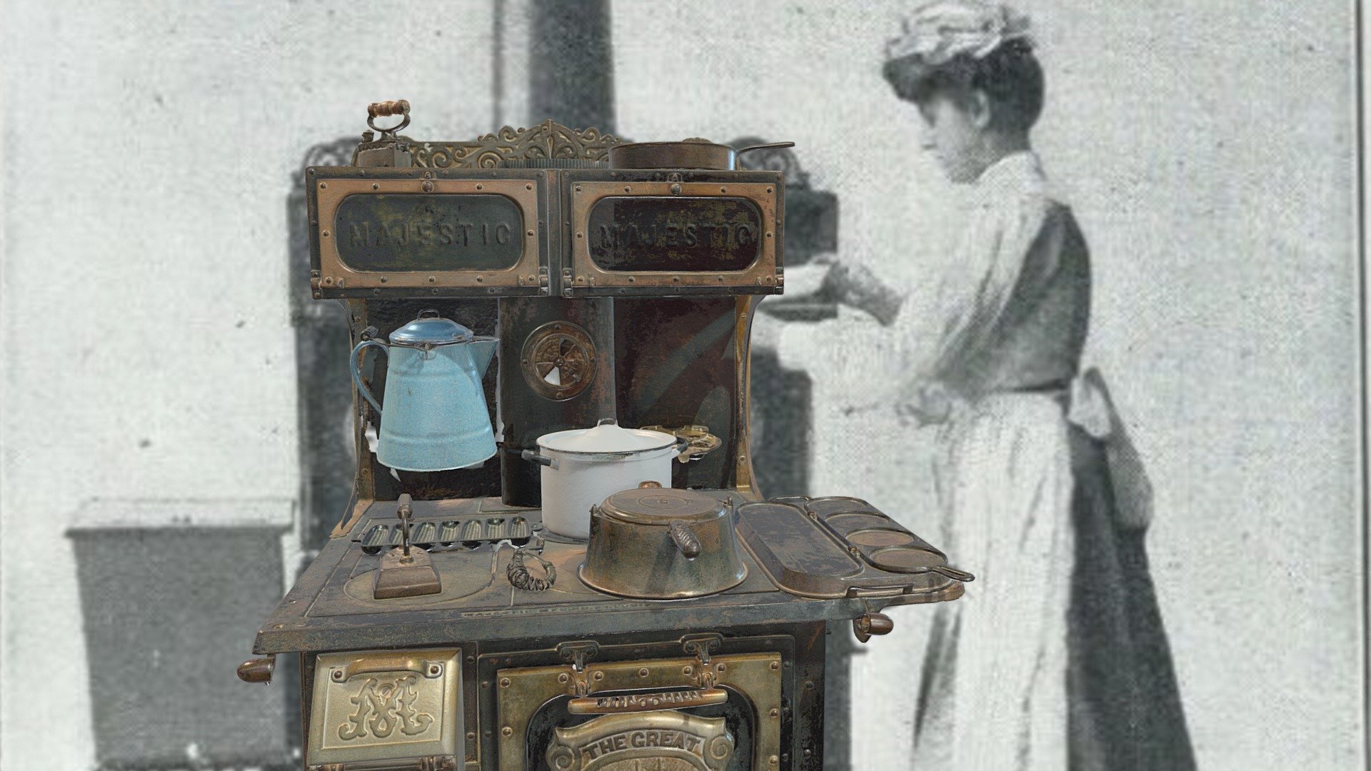 Cook Stove from Early 1900s - 3D model by University of South Florida ...