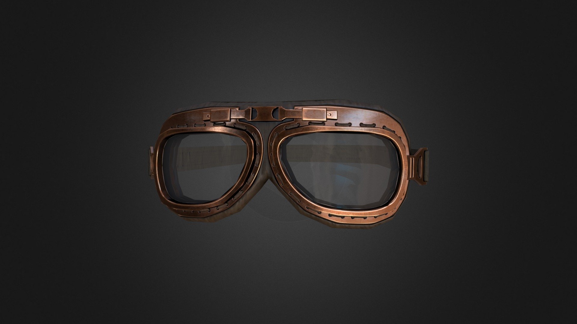 Aviation Goggles Revised - Download Free 3D model by Jayie [527125e] - Sketchfab
