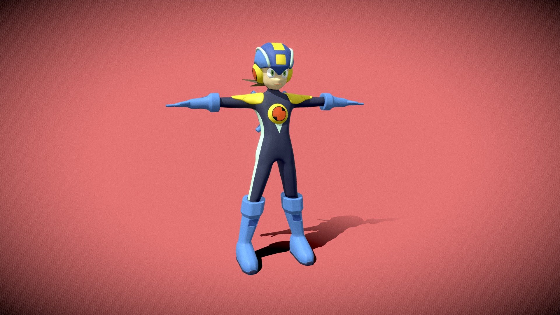 Megaman - Download Free 3D model by Invictus.Art.00 [5272eed] - Sketchfab