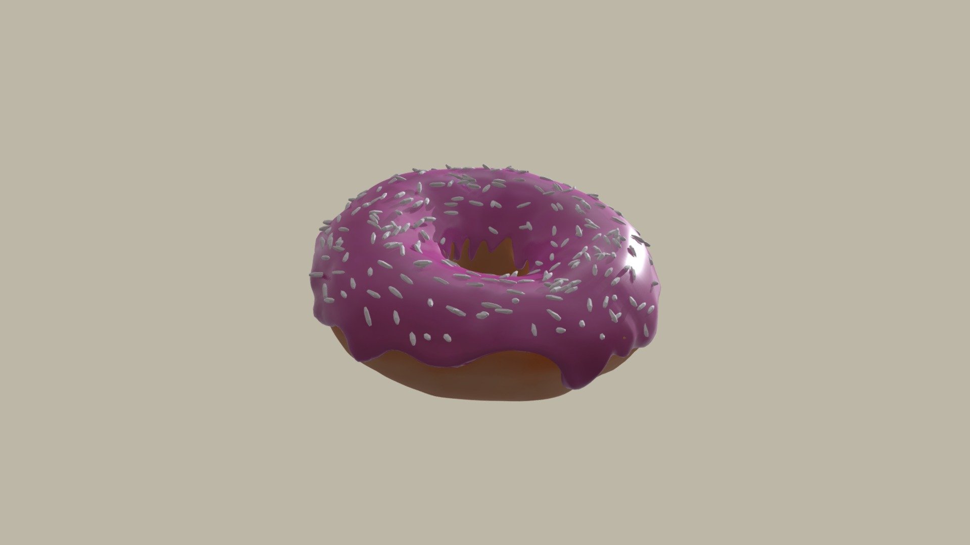doughnut - 3D model by elifketen [527371e] - Sketchfab