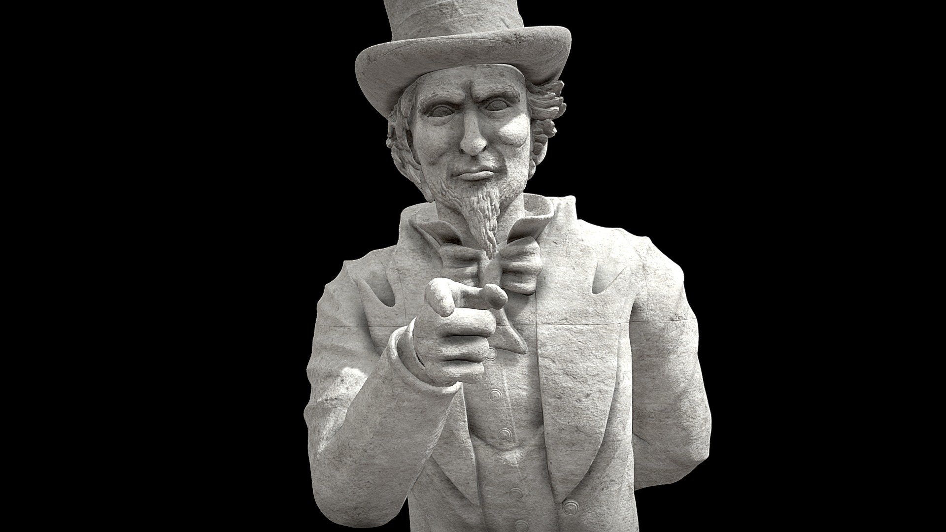 Uncle sam - 3D model by Amin Adukov (@Aminchok) [52739cd] - Sketchfab