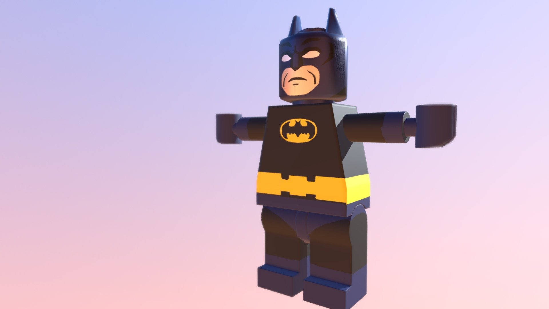Lego Classical Batman - 3D model by felivans [527607d] - Sketchfab