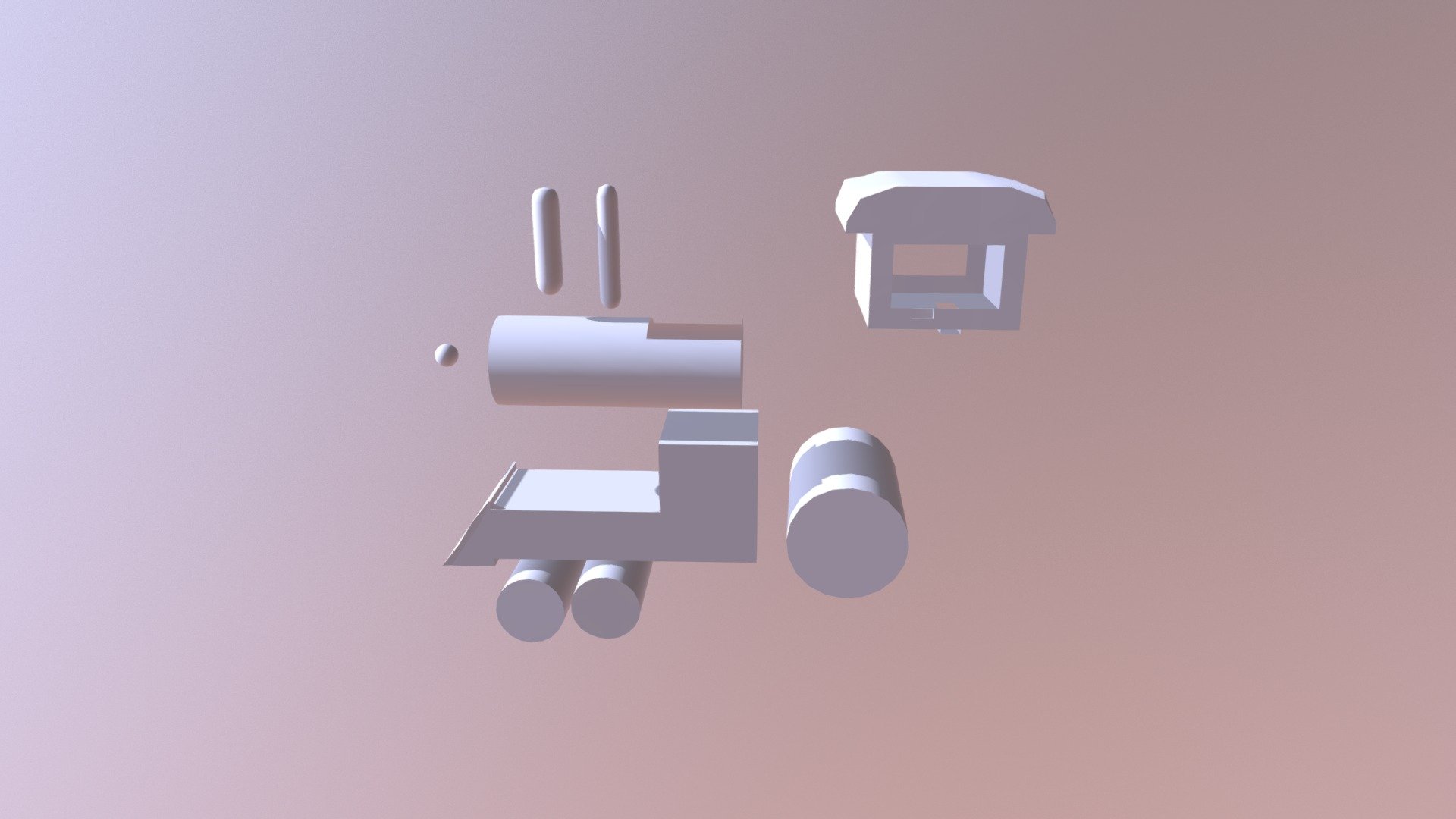 train shapes - 3D model by DanielleMacalinao [5276091] - Sketchfab