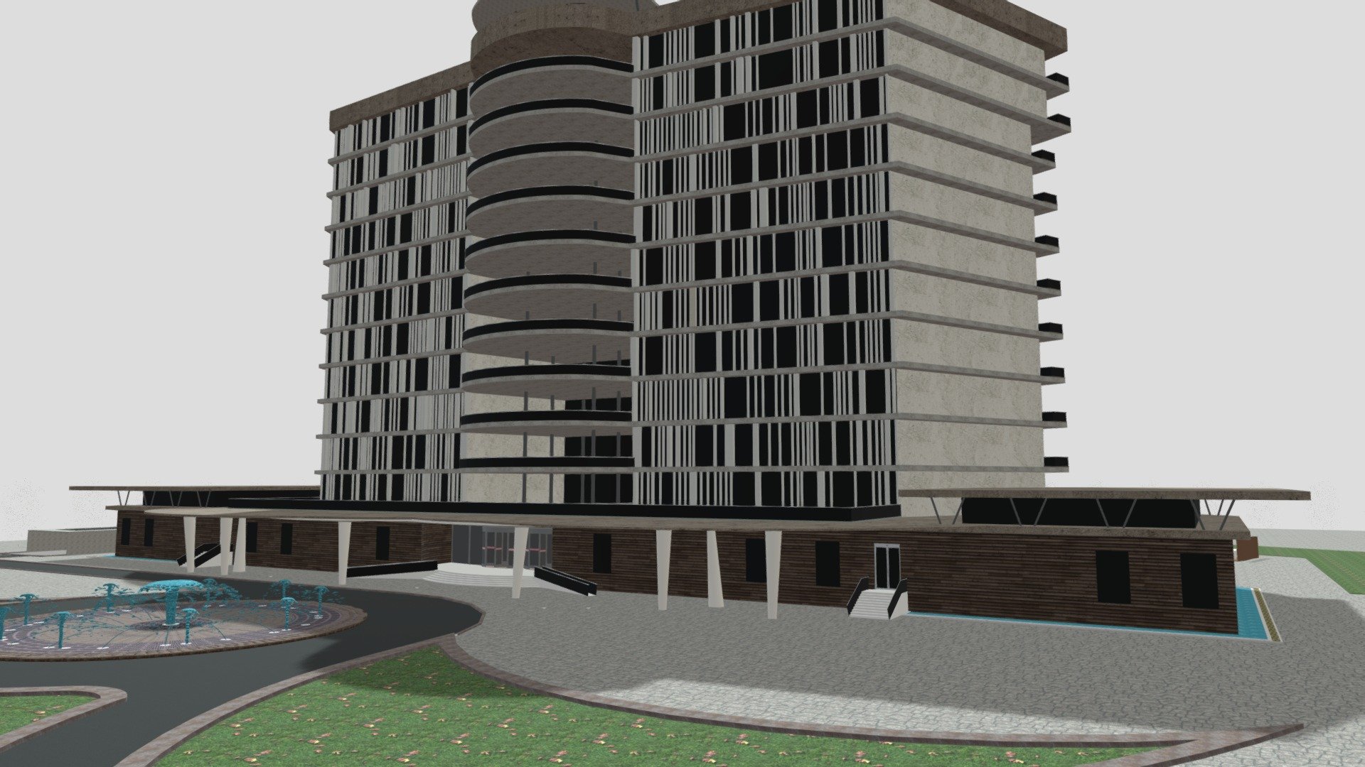Hotel - 3D model by melikearslanolu [527921d] - Sketchfab