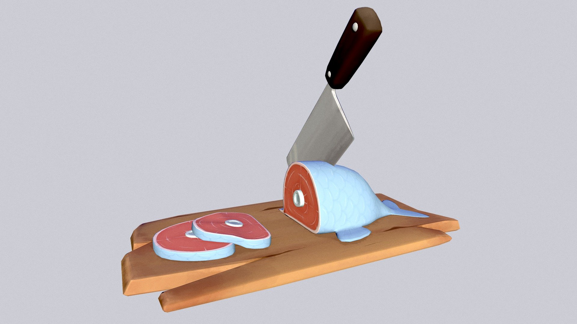 Sliced_Fish - Download Free 3D model by HiItsSterre [5279d52] - Sketchfab