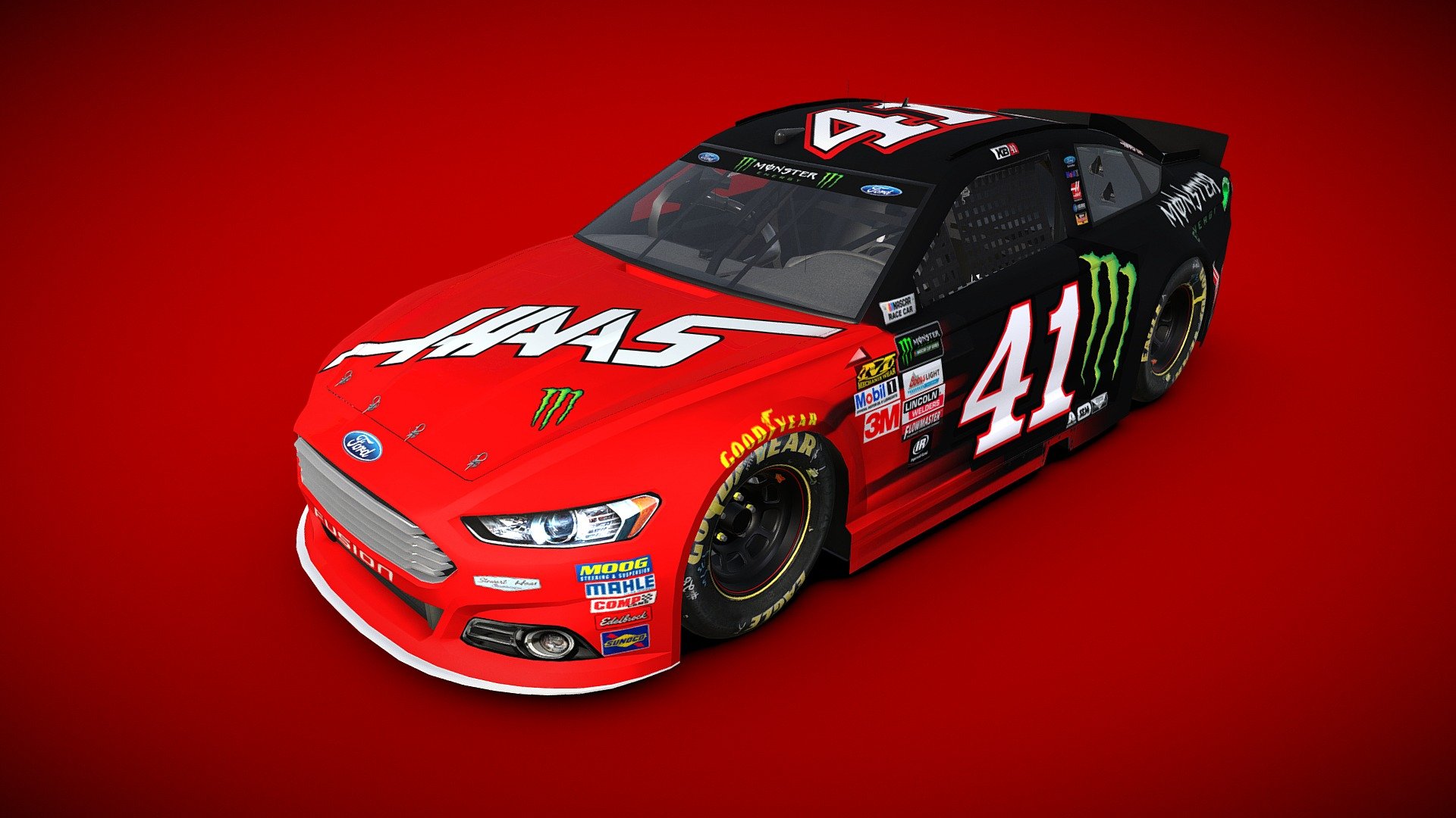 Ford Fusion Nascar 2013 - 2015 - Buy Royalty Free 3D model by jdaniel ...