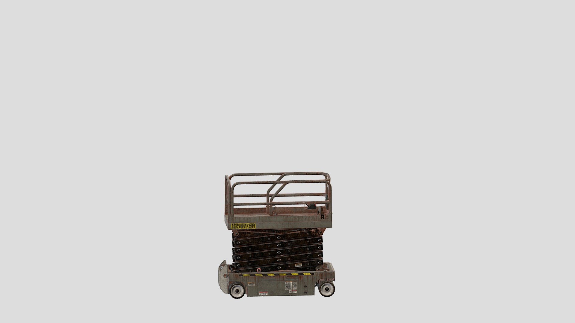 Animated Electric Scissor Lift v4 - Buy Royalty Free 3D model by ...