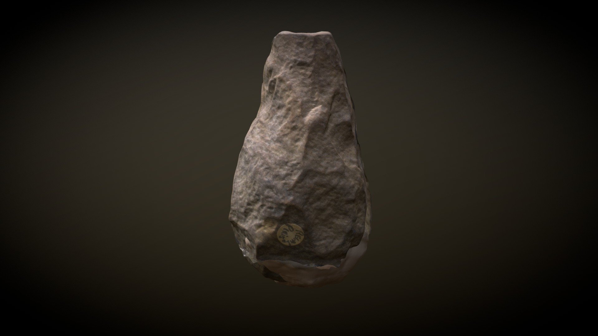 Canto Tallado Bifaz sin punta - 3D model by TANEA [527ac1b] - Sketchfab