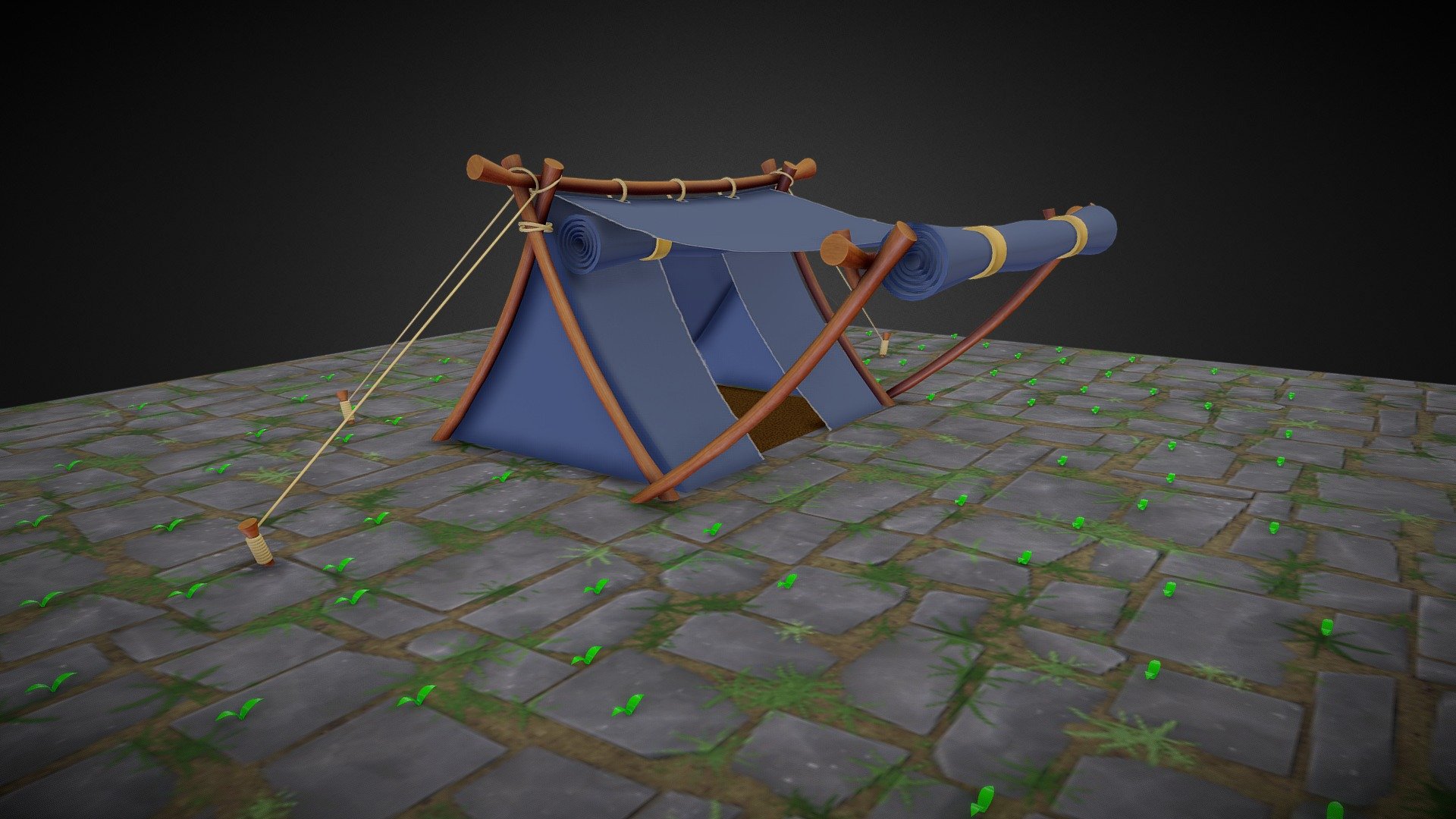 STYLIZED TENT - 3D model by Vasanthakumar R (@Vasanthakumar.R) [527b89e ...