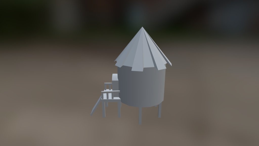 Round Building - 3D model by theninjarabbit5 [527bae7] - Sketchfab