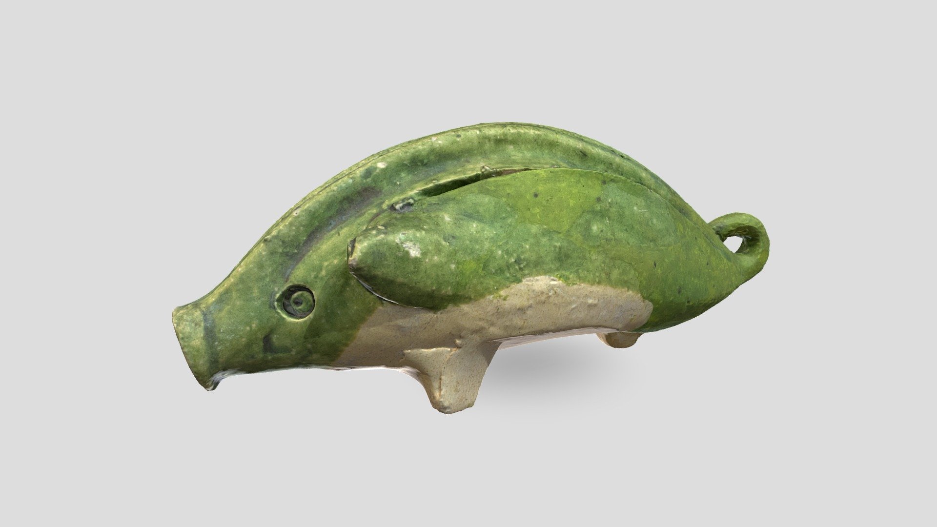 Spaarpot, spaarvarken | piggy bank (1650-1750) - Download Free 3D model ...