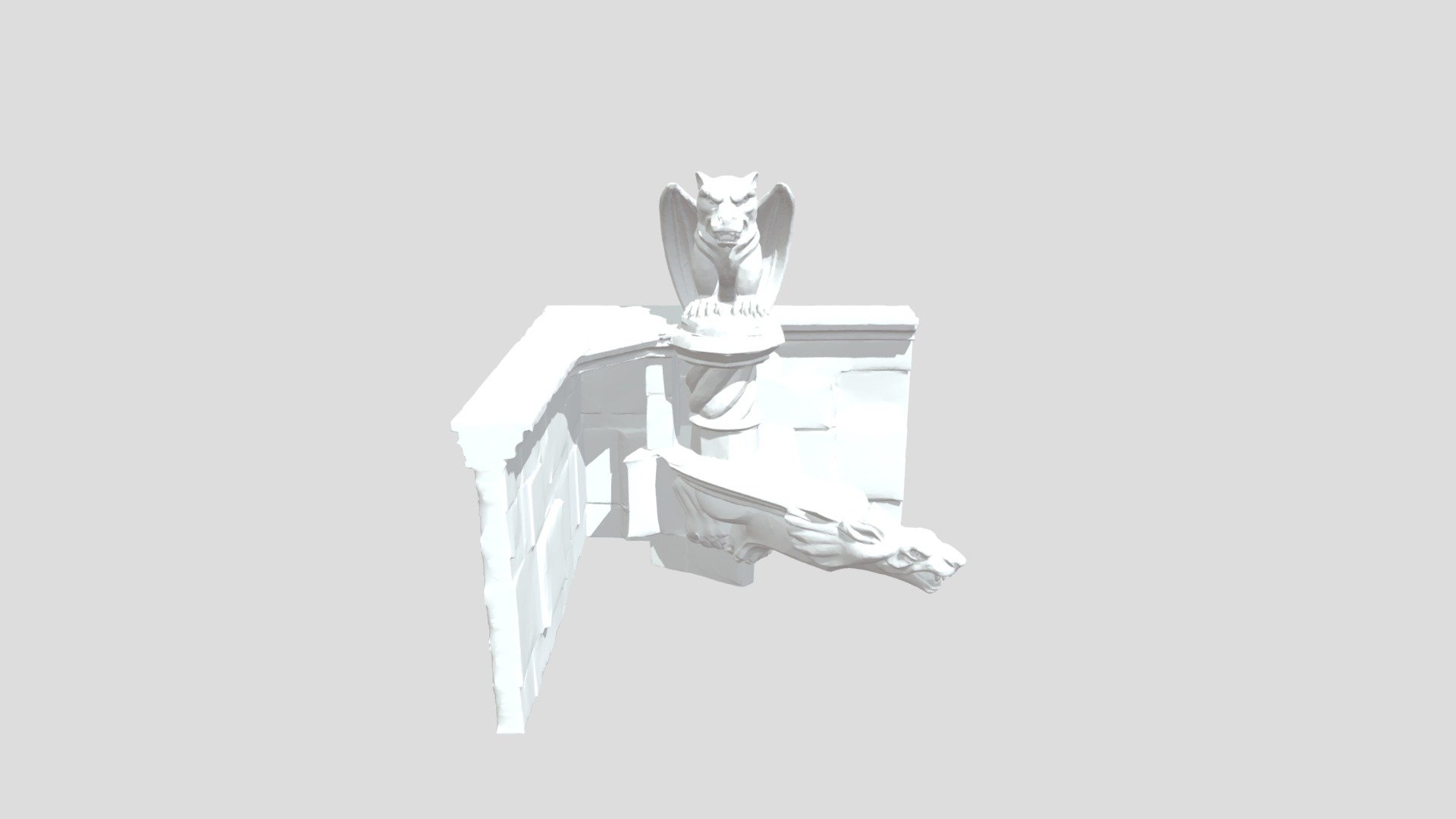gargoyles - 3D model by SOLYFONTE (@2saints) [527c056] - Sketchfab