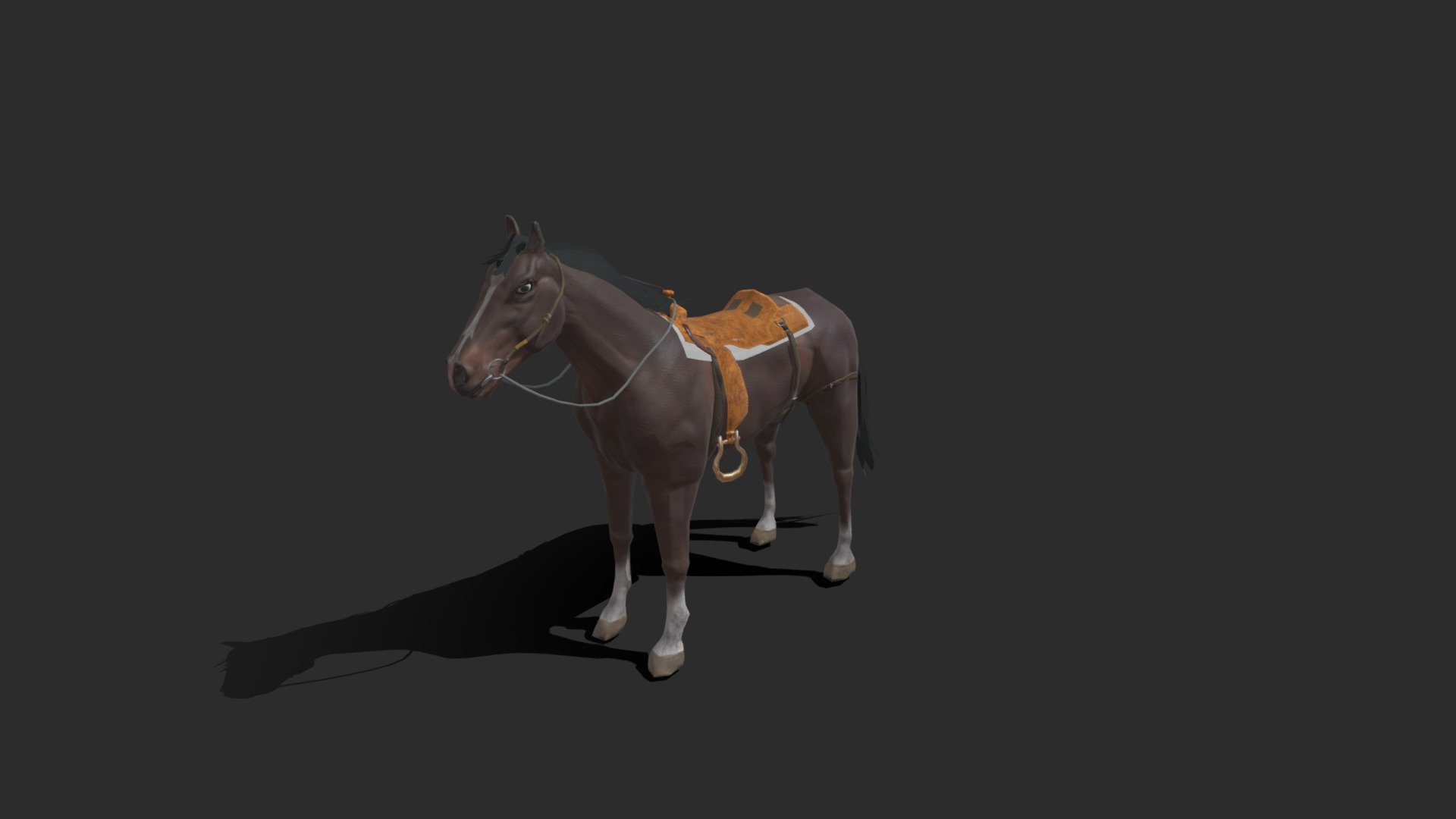 Free to use - Low Poly Horse - Download Free 3D model by chi3dmodel ...