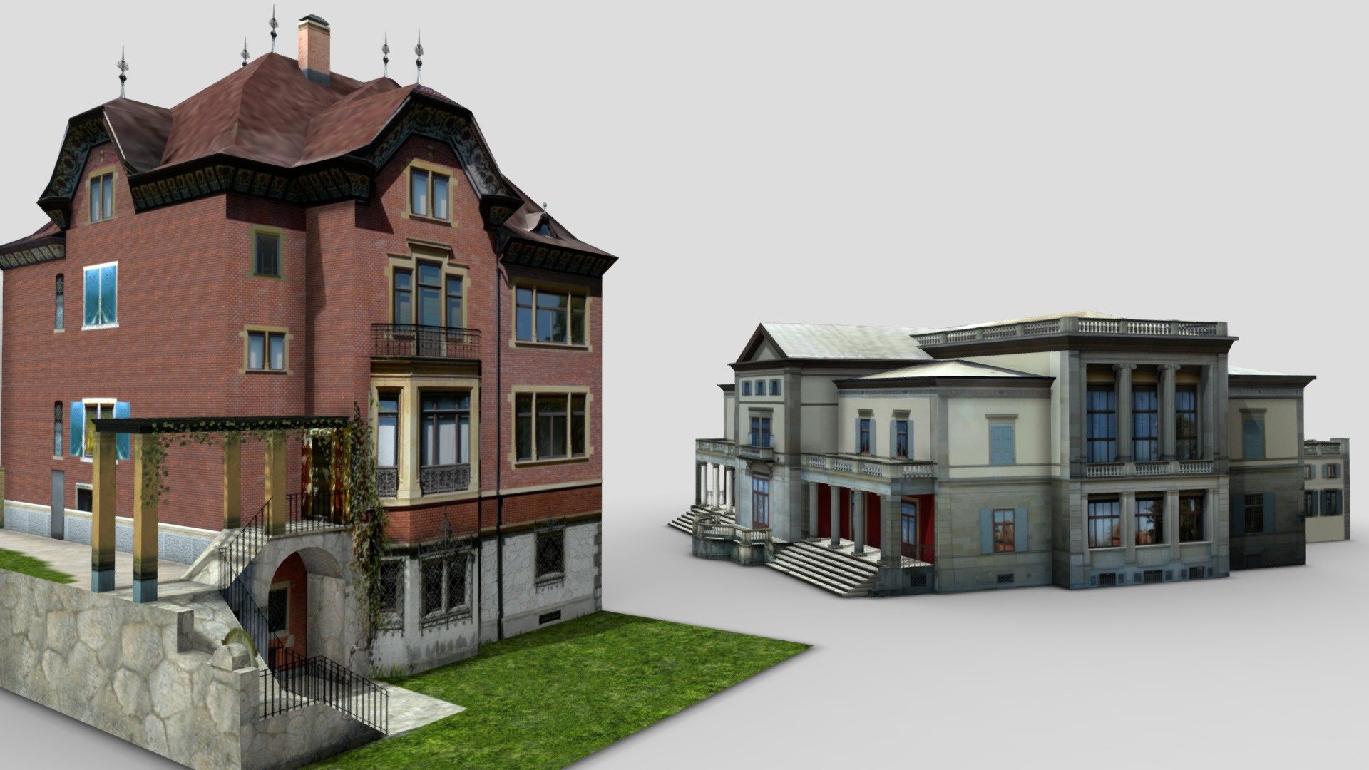 European Buildings Asset Pack 4 - Download Free 3D model by EddyNL ...