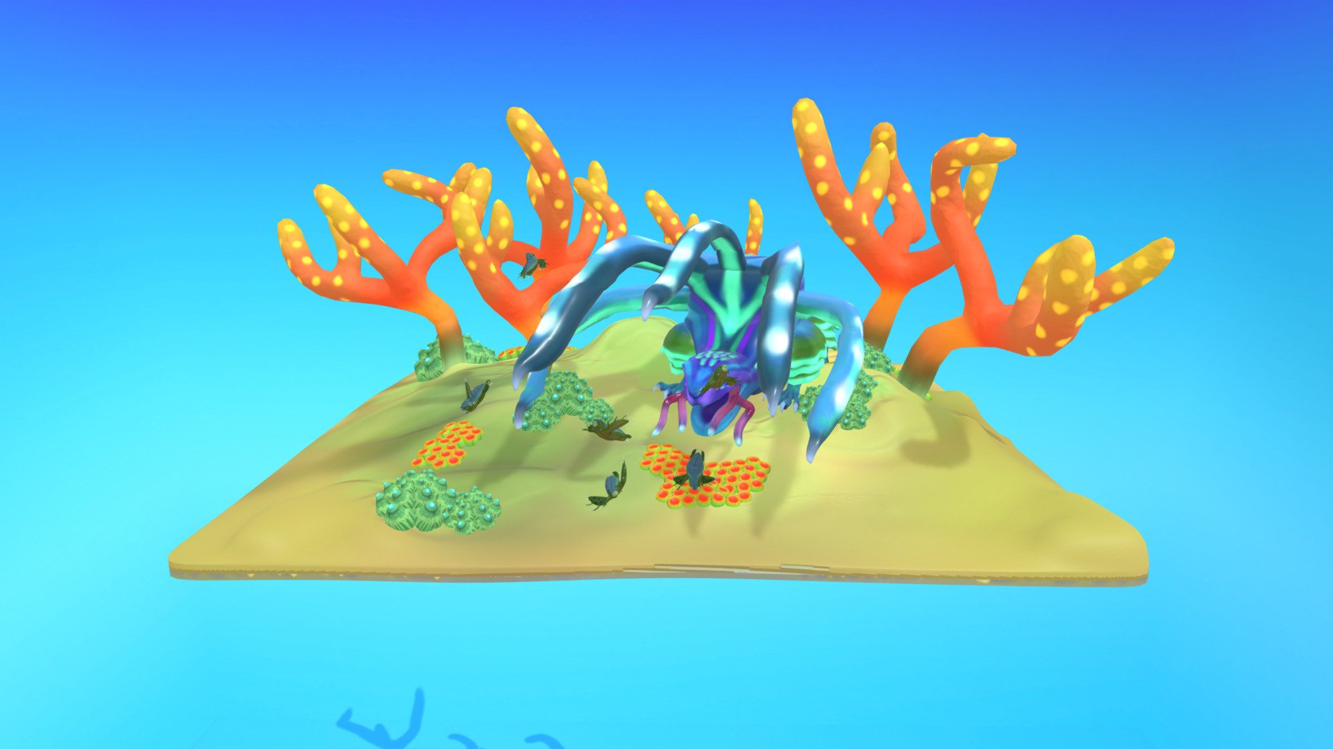 Turtle Hunter - 3D model by AlishaPrendergast [527e5db] - Sketchfab