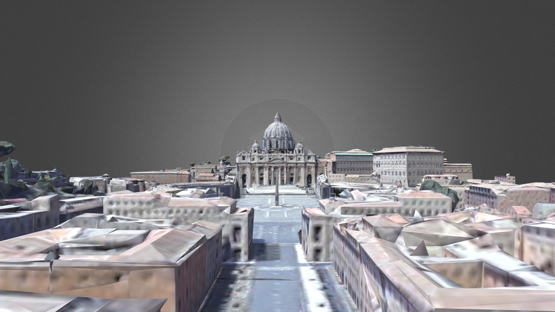 St Peter’s Basilica - 3D model by mohamedhussien [527fda1] - Sketchfab