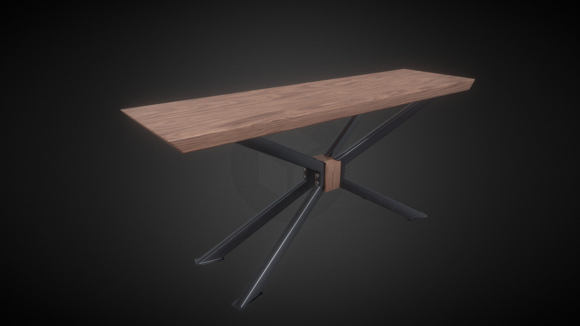Lachlan Console Table - 3D model by Lundi CG Art (@DeonCoke) [52816d4 ...