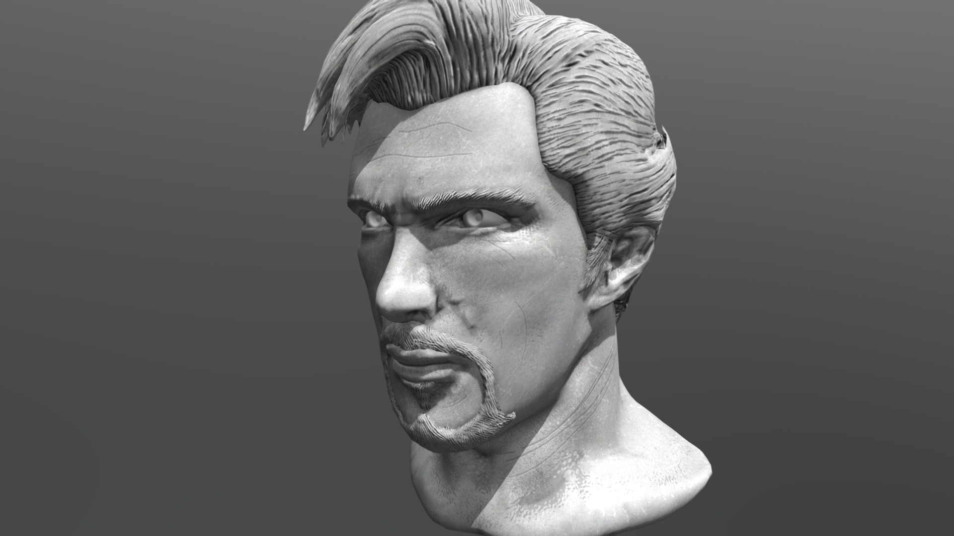 Dr. Strange Bust - 3D model by Ikki_3d [5281ad5] - Sketchfab