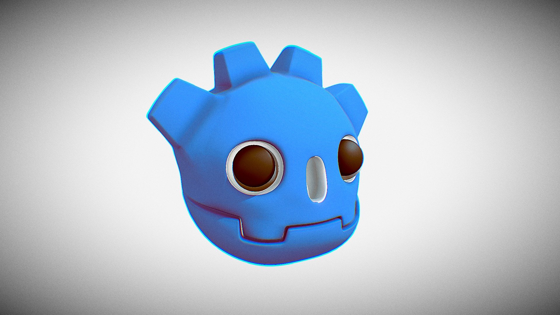 Godot Logo Download Free 3D Model By Soundsbeard 5283bab Sketchfab