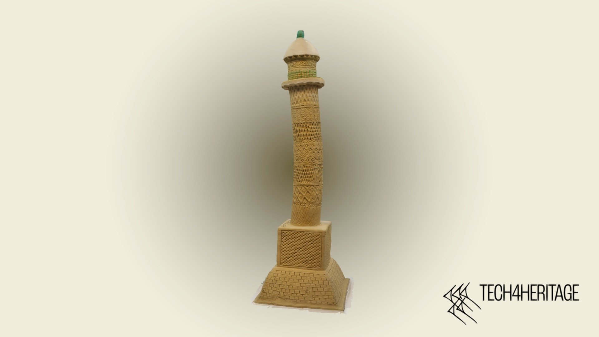 Replica minuret Al-Hadba Great Mosque of al-Nuri - 3D model by Tech 4 ...