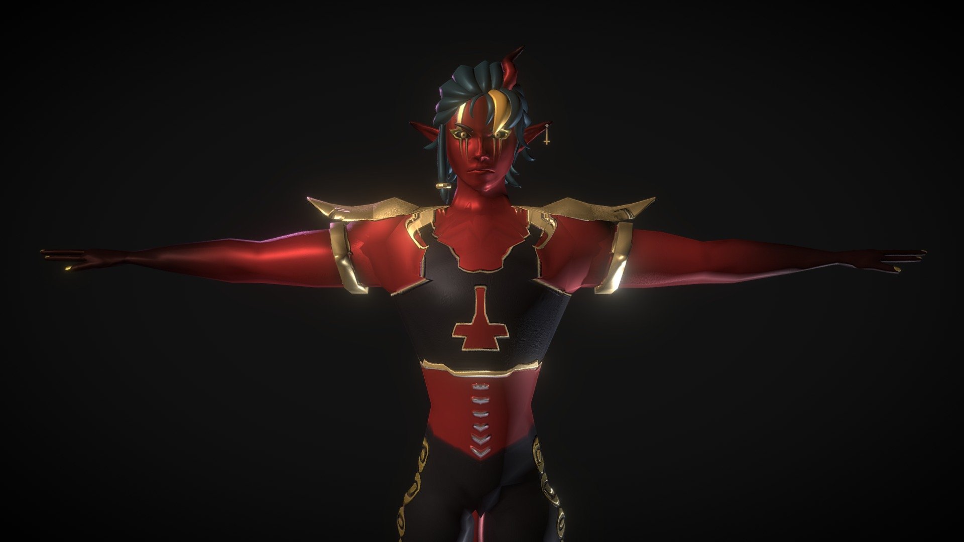 Demon_model - 3D model by Wimiw [528986f] - Sketchfab