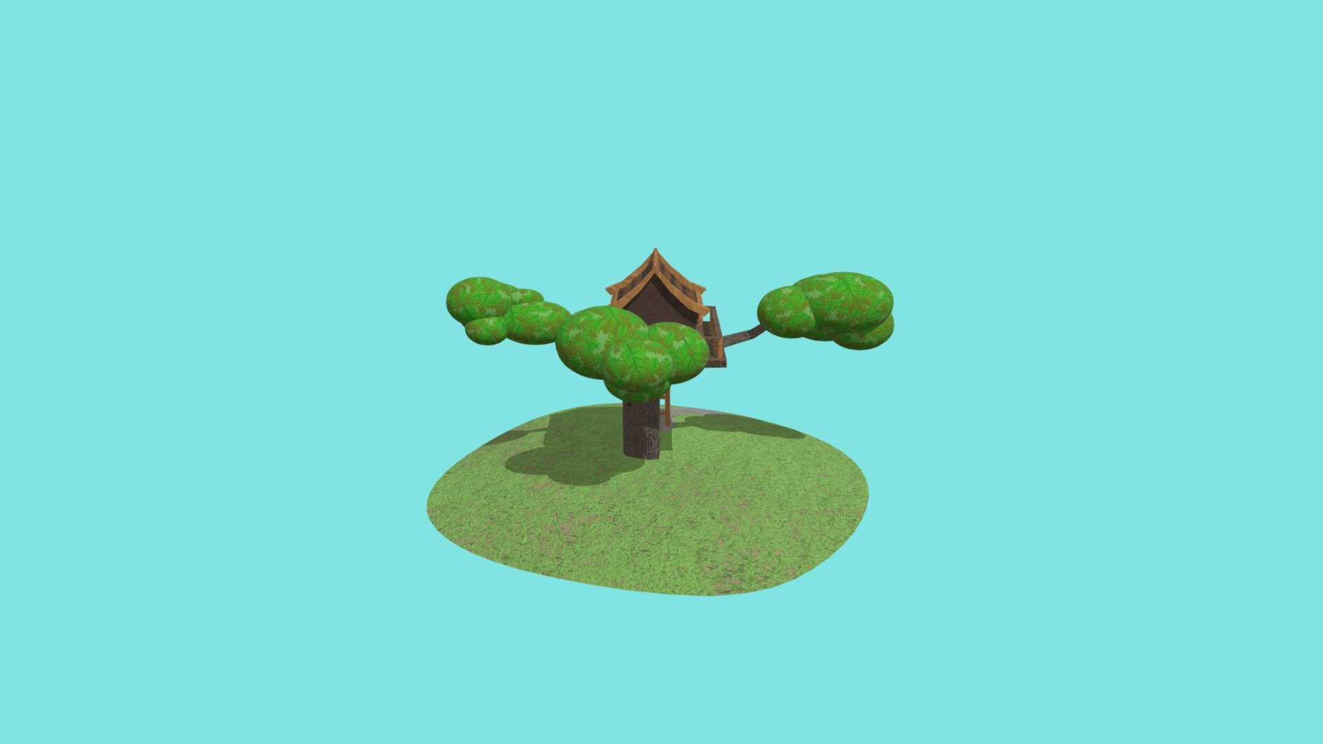 Treehouse - 3D model by rares.petrache777 [5289da5] - Sketchfab