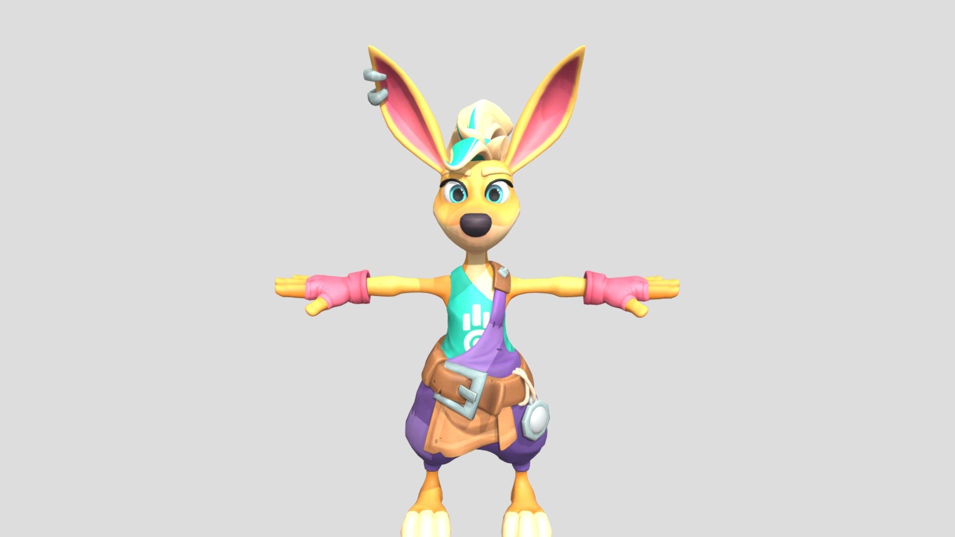 Kaia the kangaroo - Download Free 3D model by HL FILMS ...