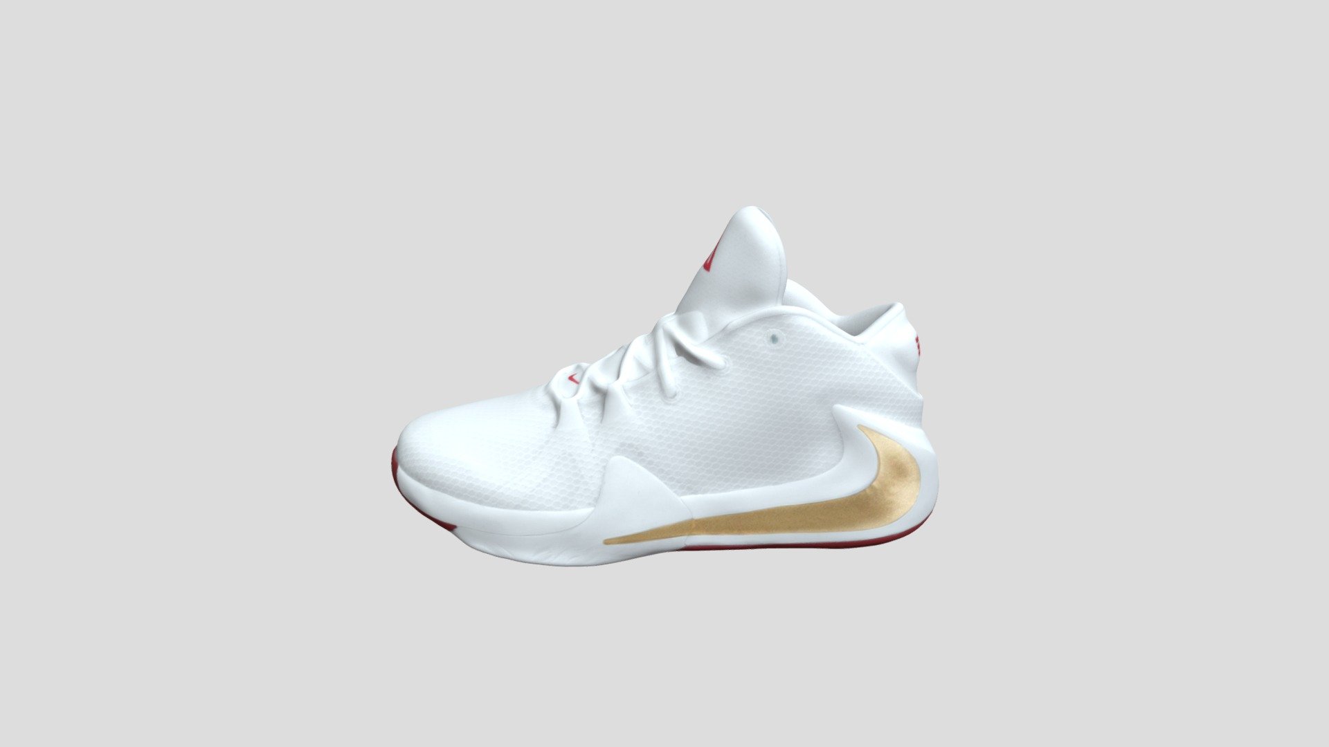 Nike Zoom Freak 1 Roses GS 红白玫瑰 字母哥_BQ5633-100 - Buy Royalty Free 3D ...