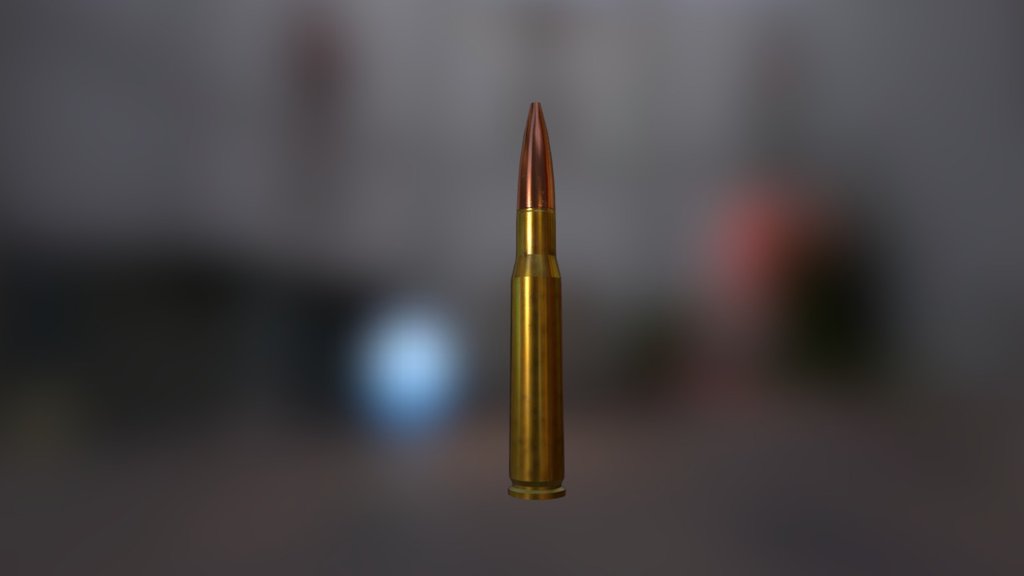 Bullet - Low poly - Game asset - 3D model by Fabio Malta (@fabiomalta ...