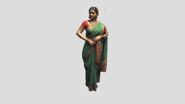 Saree 3D models - Sketchfab
