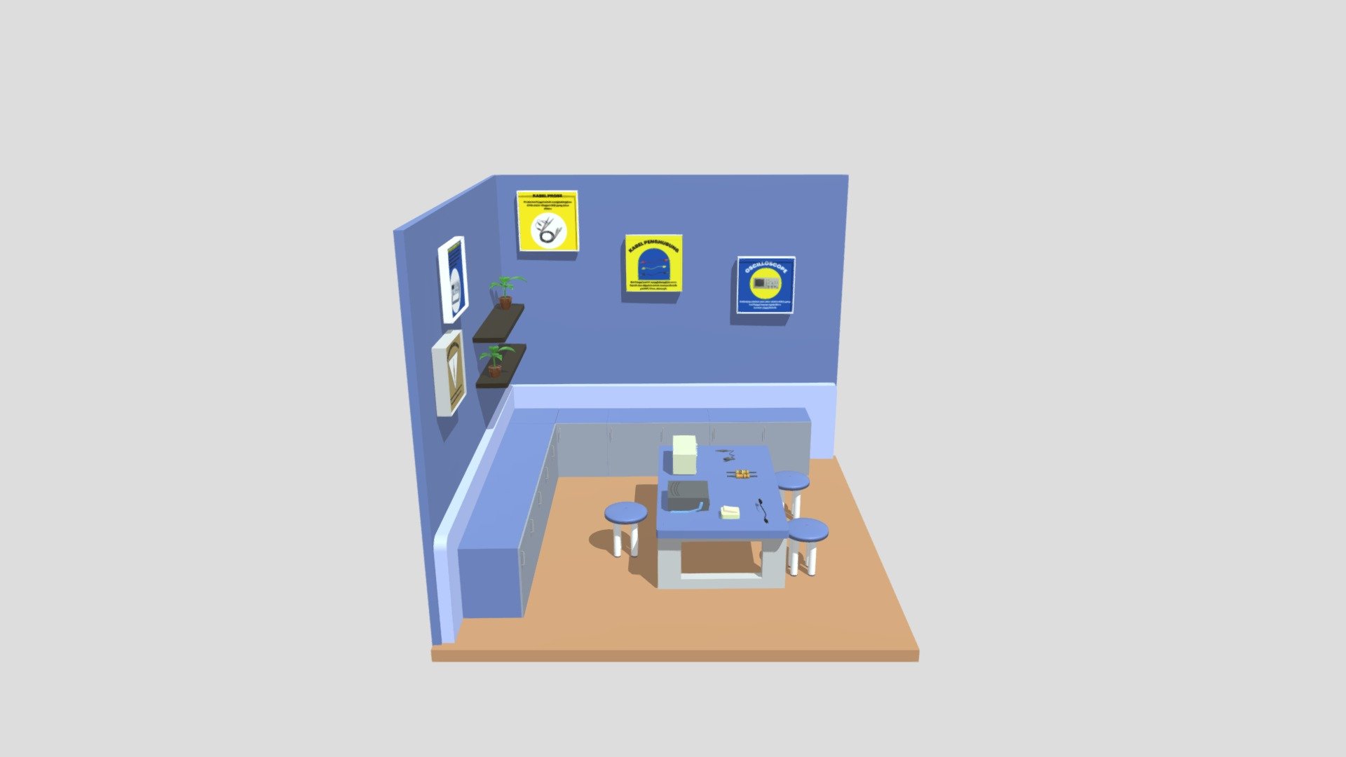 Ruangan 6 - Download Free 3D model by LucHi (@reajeans) [528f37a ...