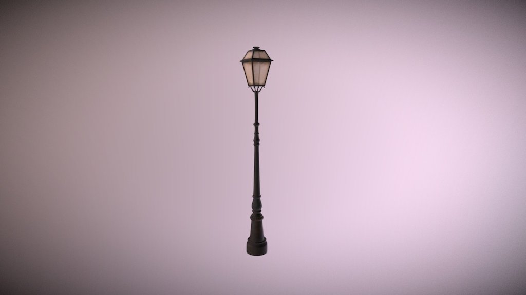Lamp post - 3D model by Montserrat (@momaro) [528f394] - Sketchfab