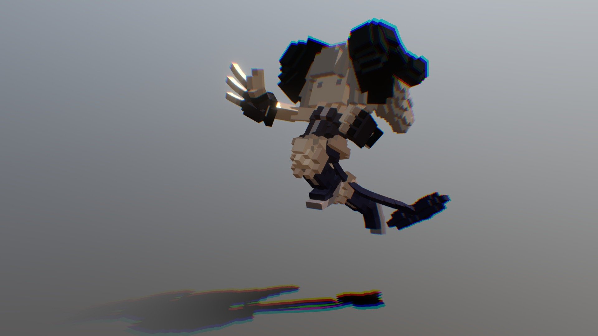 POSE-- preparin punch airborne - 3D model by Wrriter [529058f] - Sketchfab
