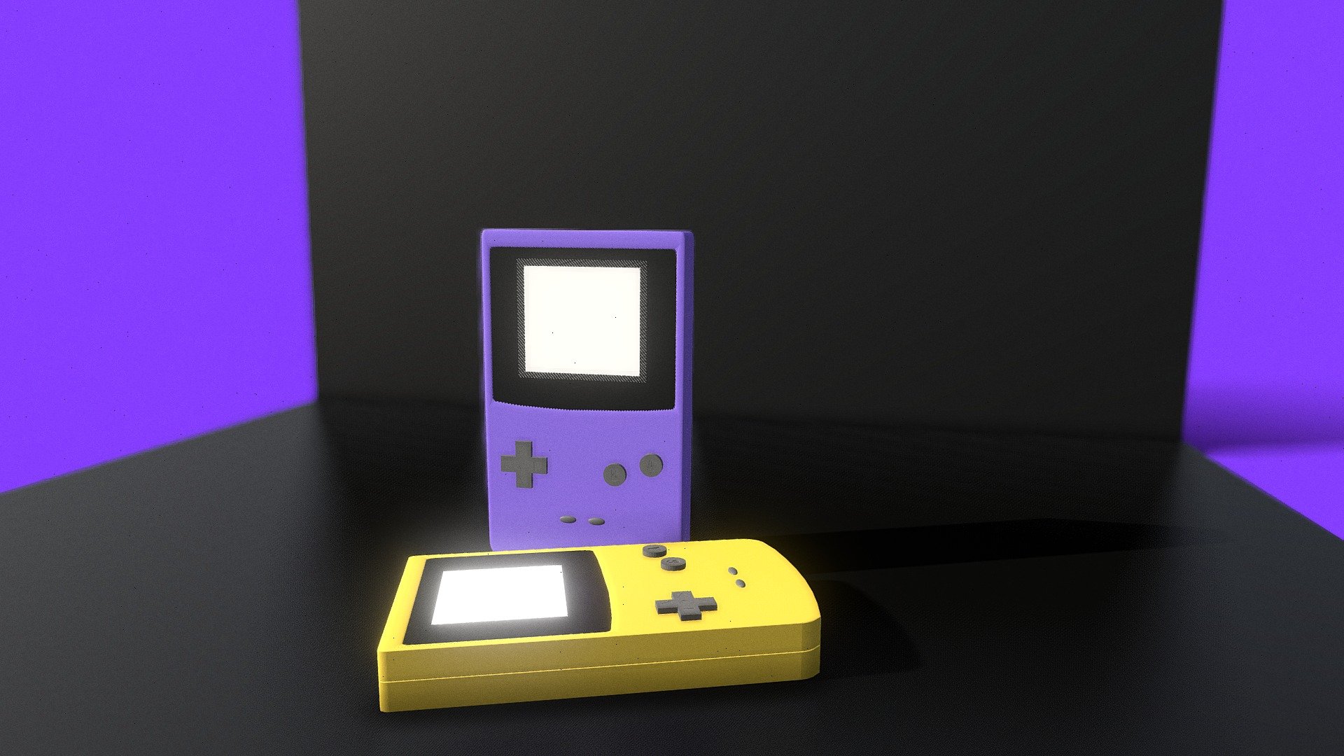 Game Boy Color - 3D model by Chlorine671 [5290adc] - Sketchfab