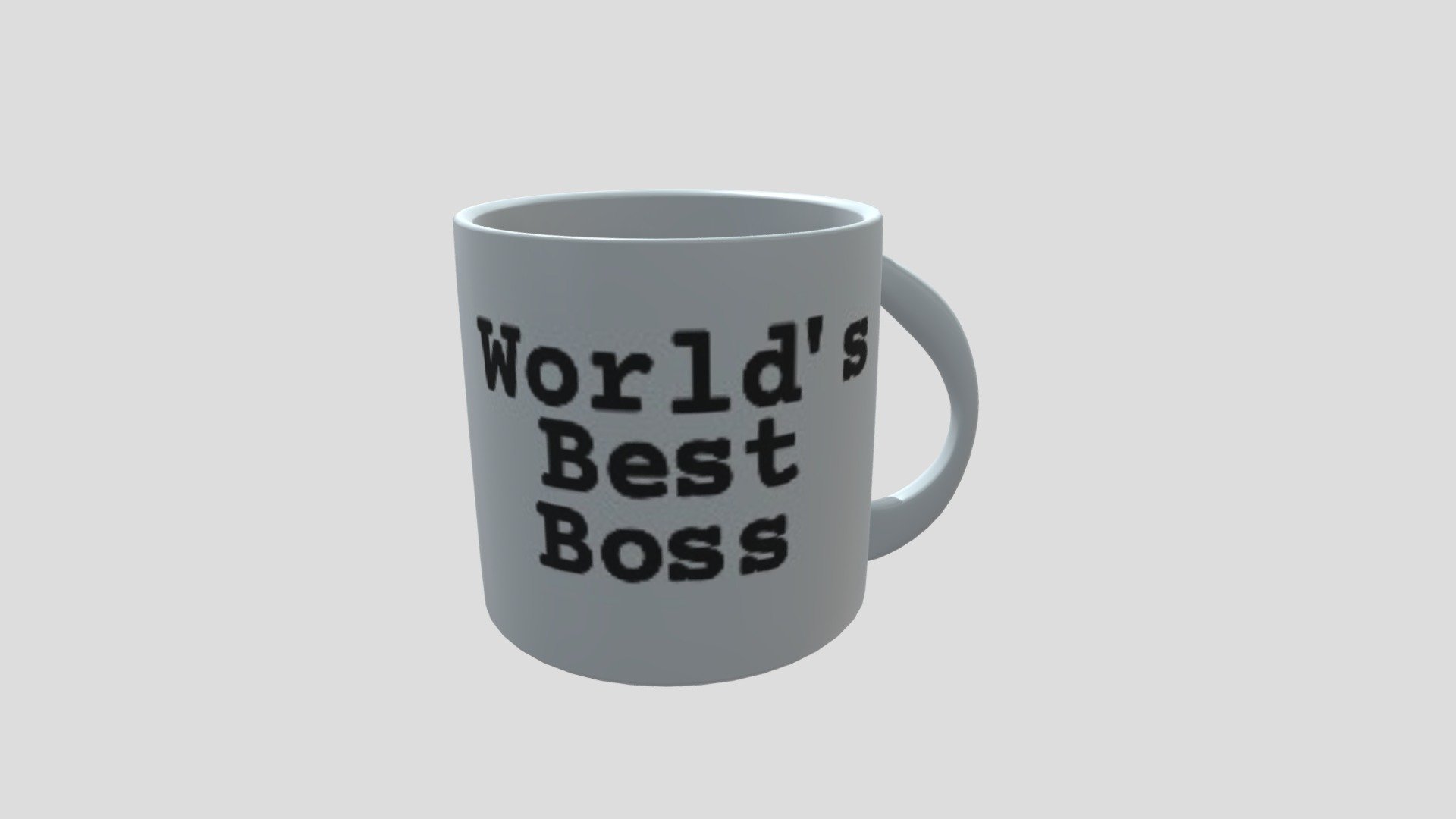 World's Best Boss - 3D model by Mathew Harris (@10959101) [5292573 ...