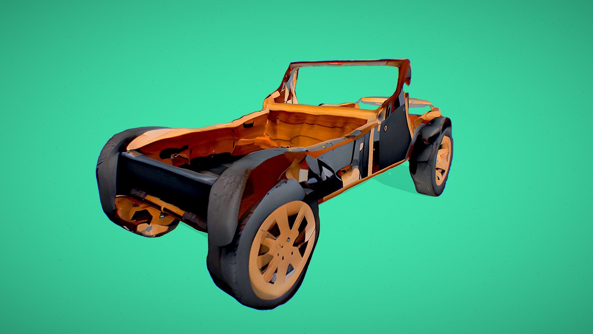 Wooden car - Download Free 3D model by Verticle [5293759] - Sketchfab