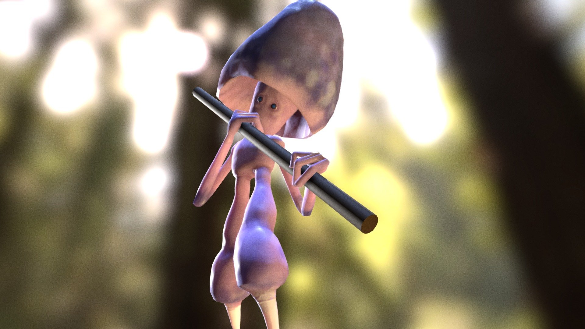 Shroomer Posed - 3D model by katygillie [5295b82] - Sketchfab
