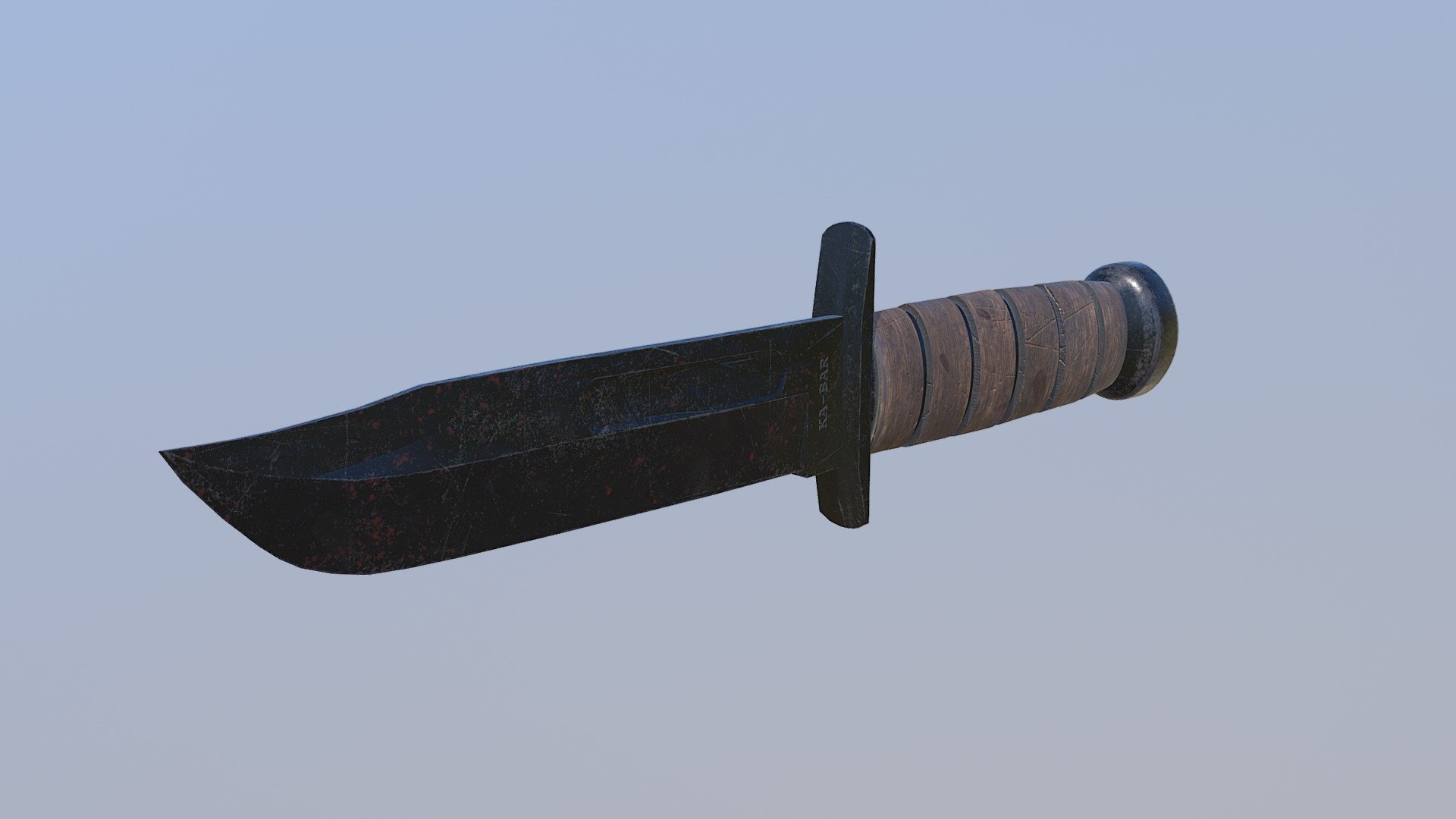 KA-BAR Combat Knife - 3D model by Beth (@lookerbeth) [5297904] - Sketchfab