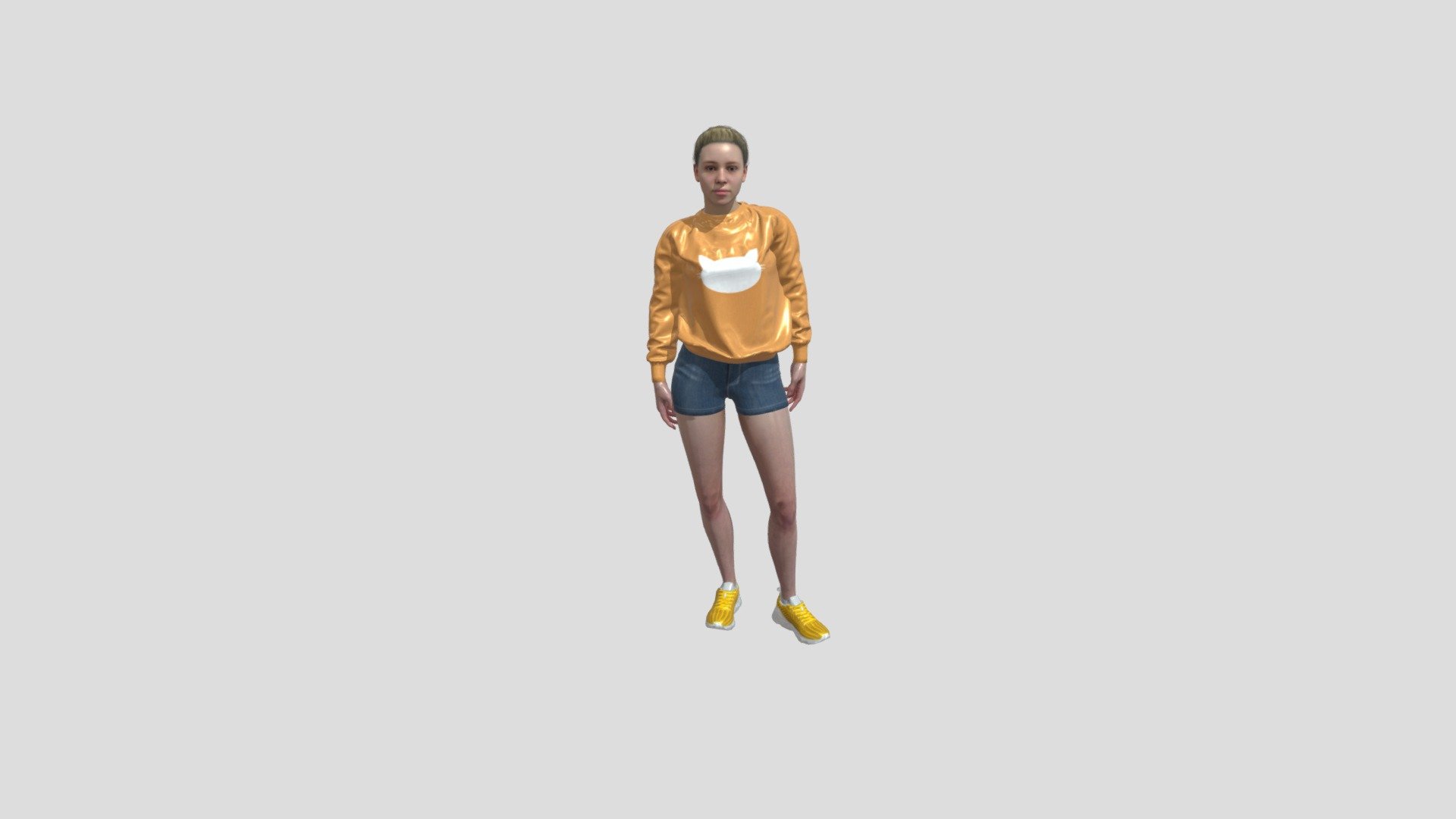 angry girl - Download Free 3D model by Yunizza84 (@p144970) [52994fc ...