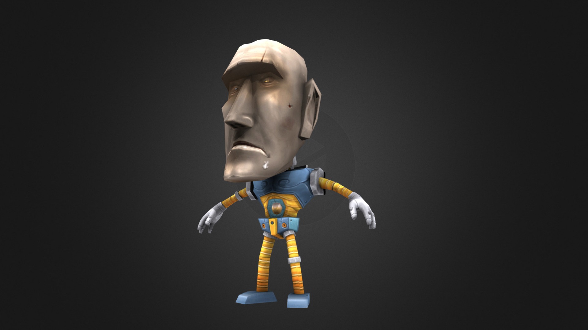 Moai - 3D model by joselopezmv (@JoseMiguelLopezVera) [529c632] - Sketchfab