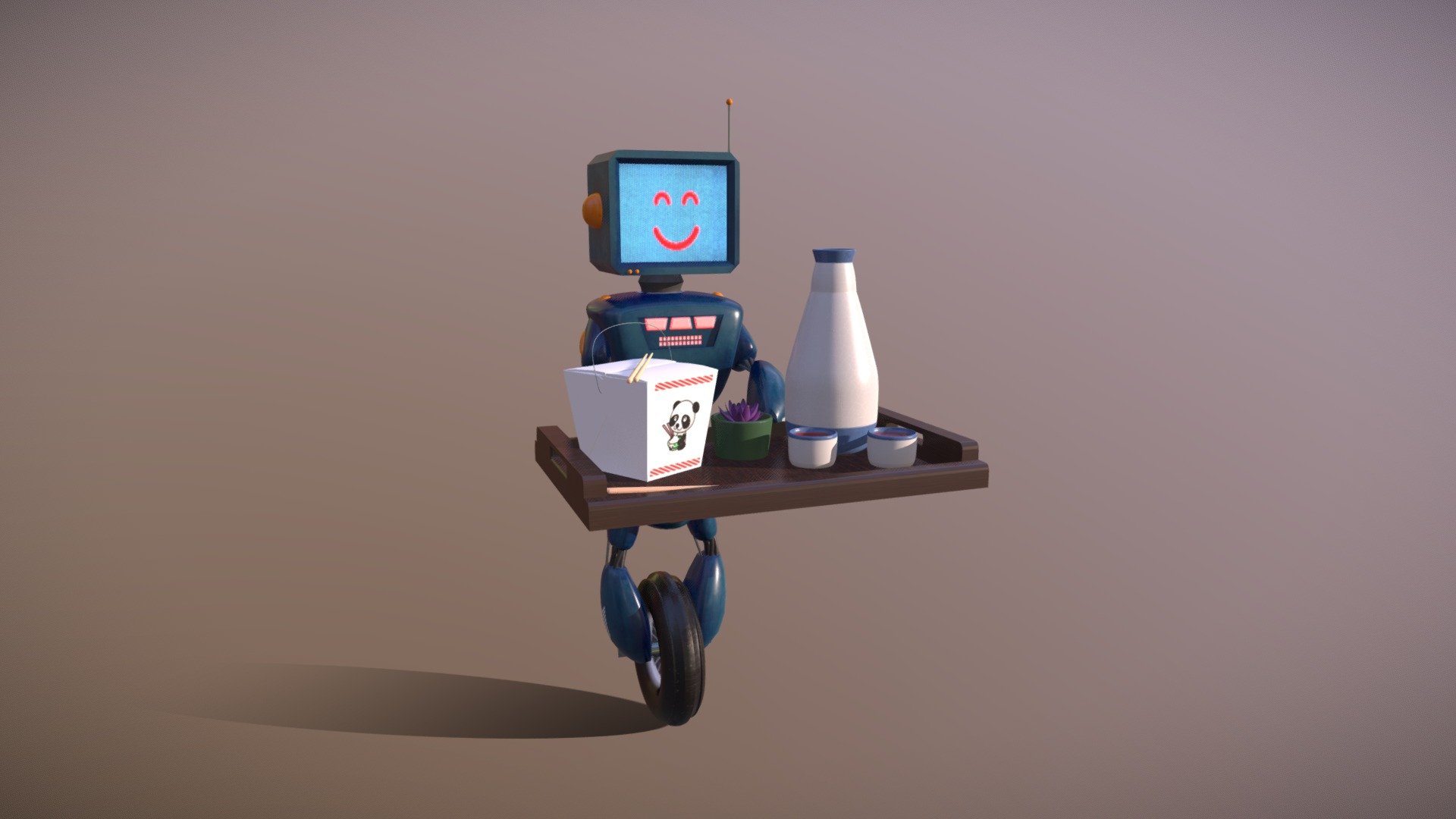 Sci-Fi Take-Out - 3D model by Tomhikon [529c75c] - Sketchfab