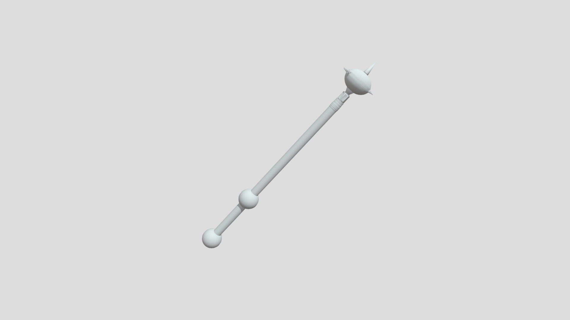 Spiked Mace Updated in Substance Painter - 3D model by Shinds_ [529c9a7 ...