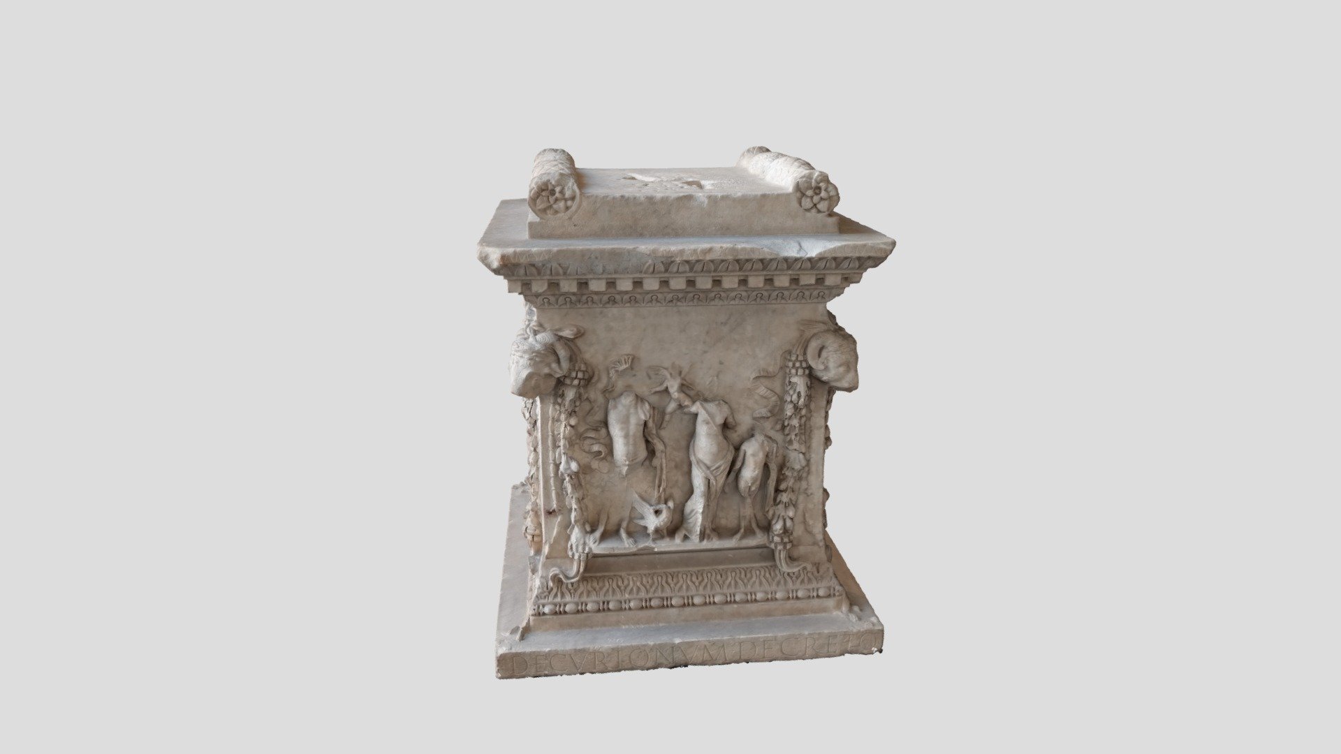 Altar de Marte y Venus (Museo Nacional Romano) - Download Free 3D model ...