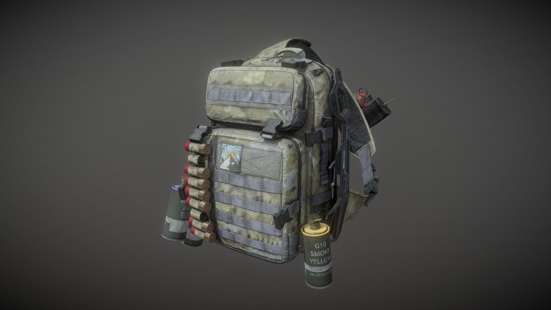 Tactical Sling Backpack - 3D model by TonaTerry [529e409] - Sketchfab
